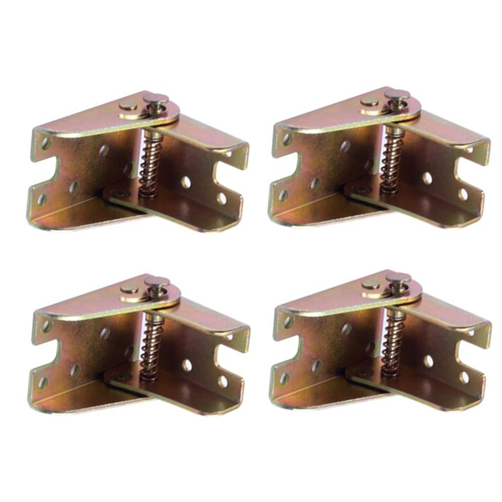 TIERPOP 4Pcs Foldable Lock Hinge 90 Degrees Folding Hinge Bracket ...