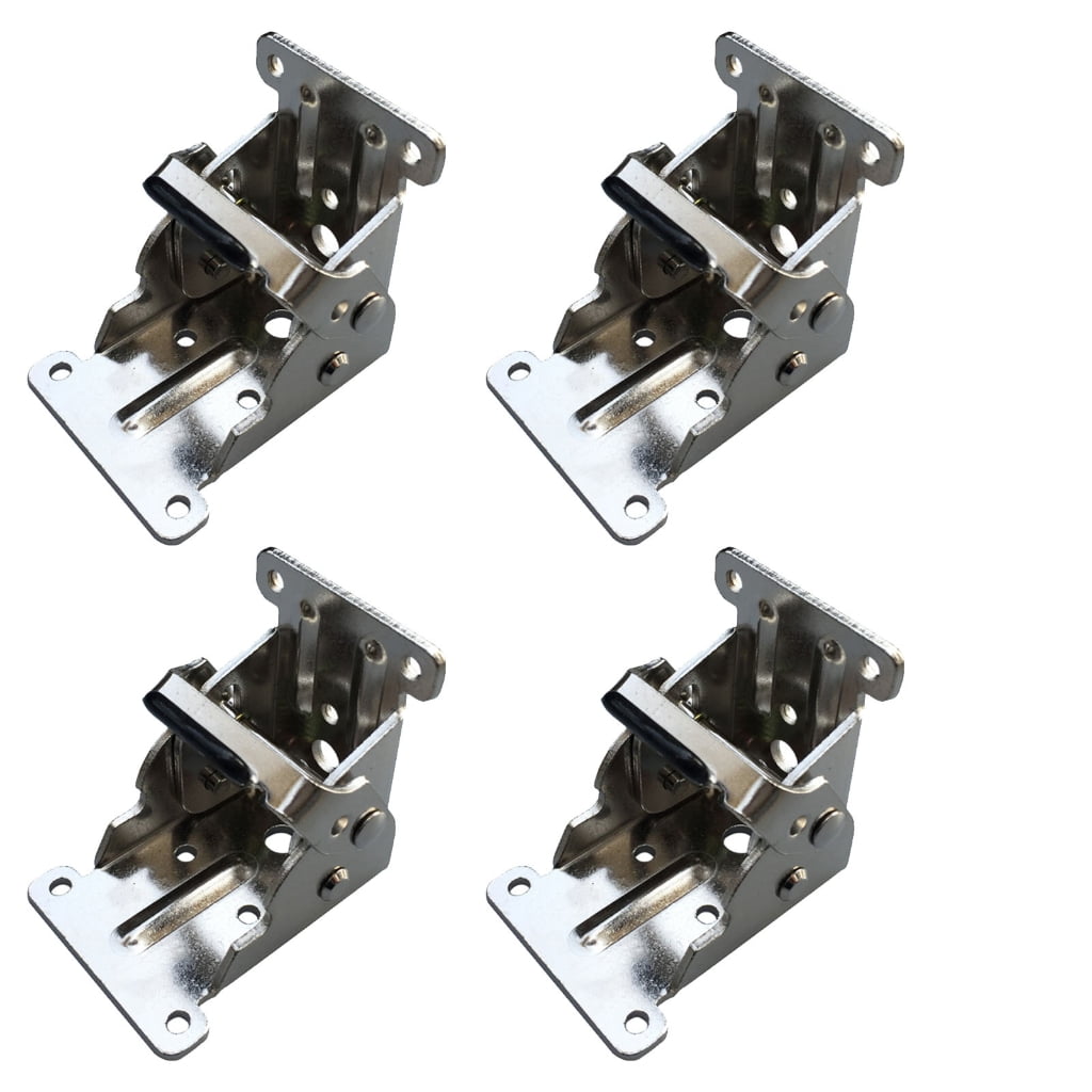 TIERPOP 4Pcs Self-Lock Hinge 90 Degrees Folding Table Extension Bracket ...