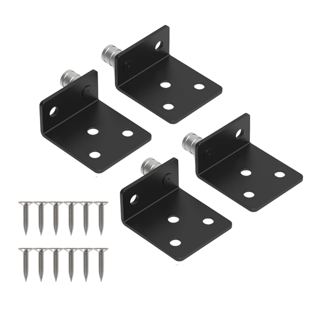 TIERPOP 4Pieces Practical Sturdy Stainless Steel/Iron Pivoting Angles ...