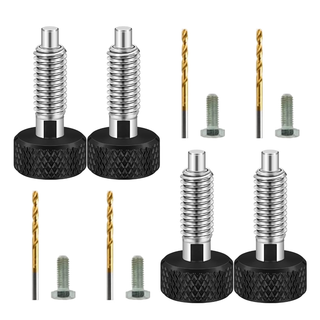 TIERPOP 4Pieces Threaded Quick Releases Pin with Sturdy Stainless Steel ...