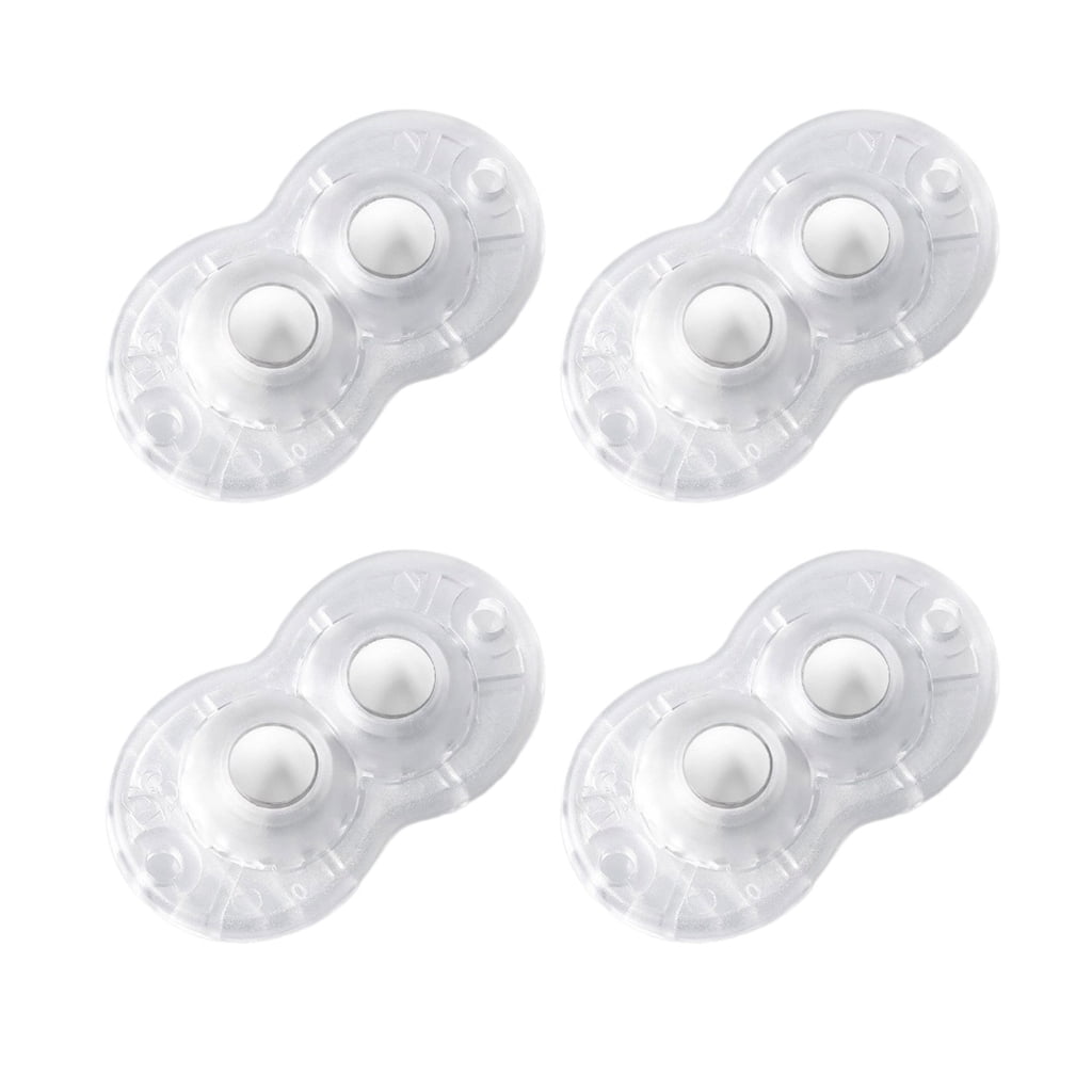 TIERPOP 4pcs Heavy Duty Stick On Casters Nylon Wheel & Furniture ...