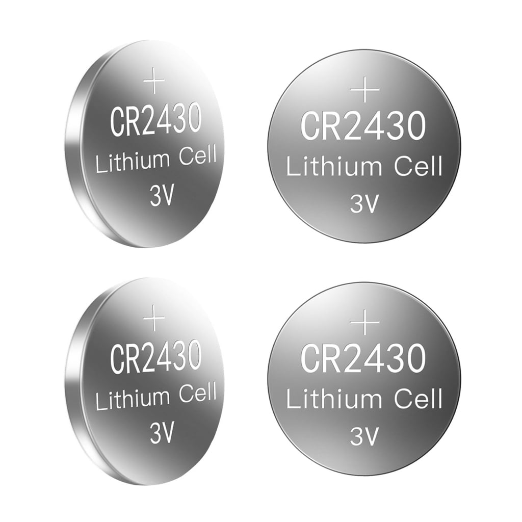 TIERPOP 5Pieces 3V CR2430 Lithium Button Battery Coin Cell Button Watch Batteries For Toy Clock ...