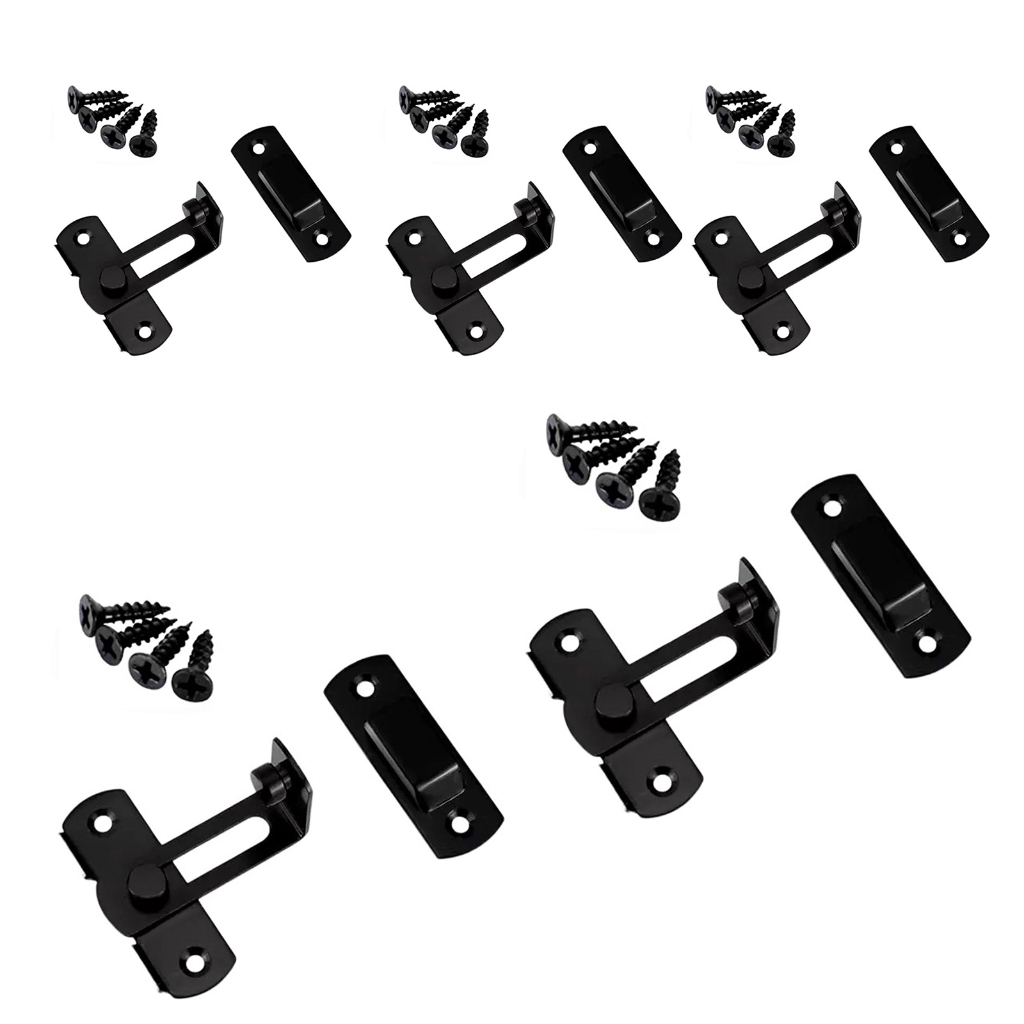 TIERPOP 5pcs Steel Door Latches set Enhances Thickened Designs Security ...