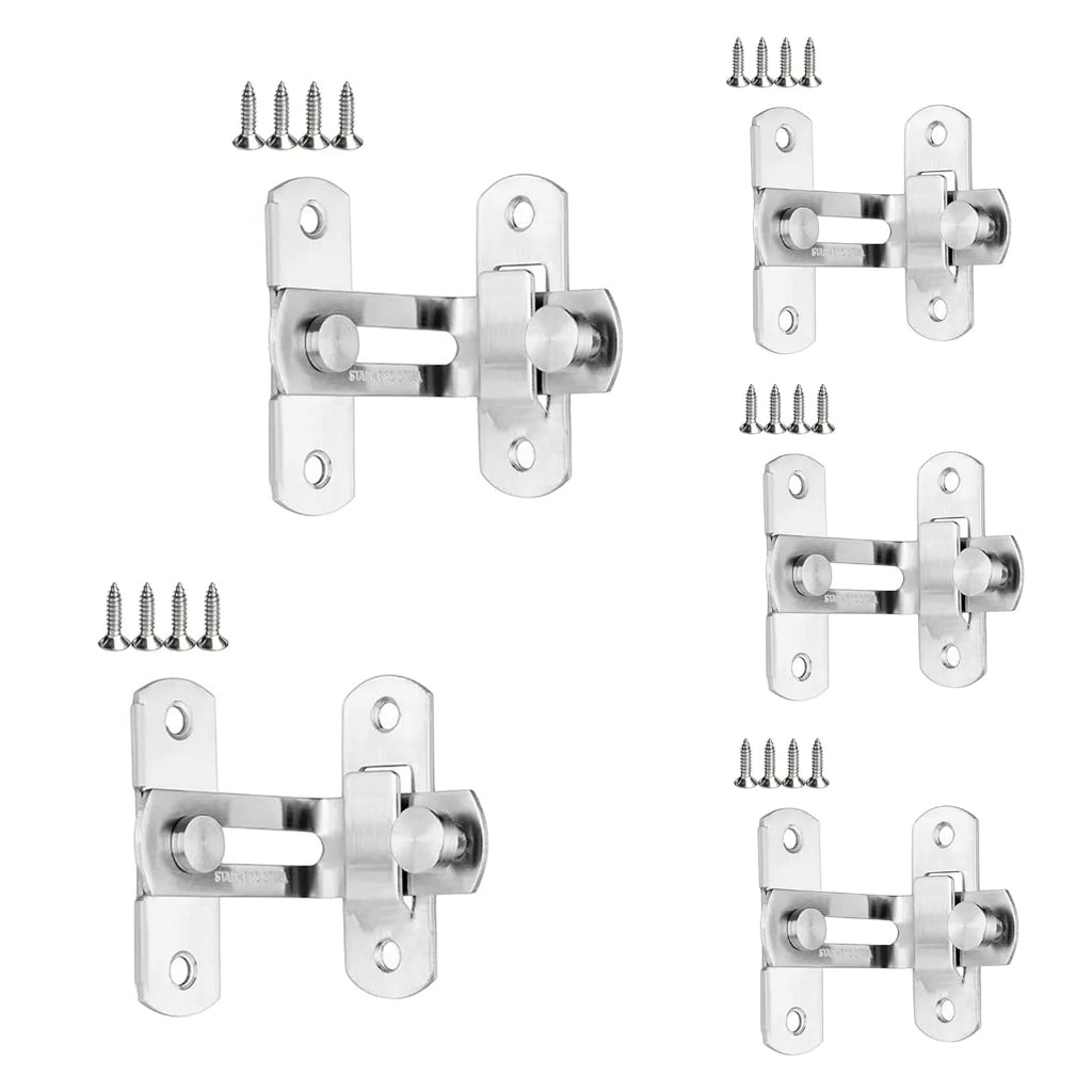 TIERPOP 5pcs Steel Door Latches set Enhances Thickened Designs Security ...