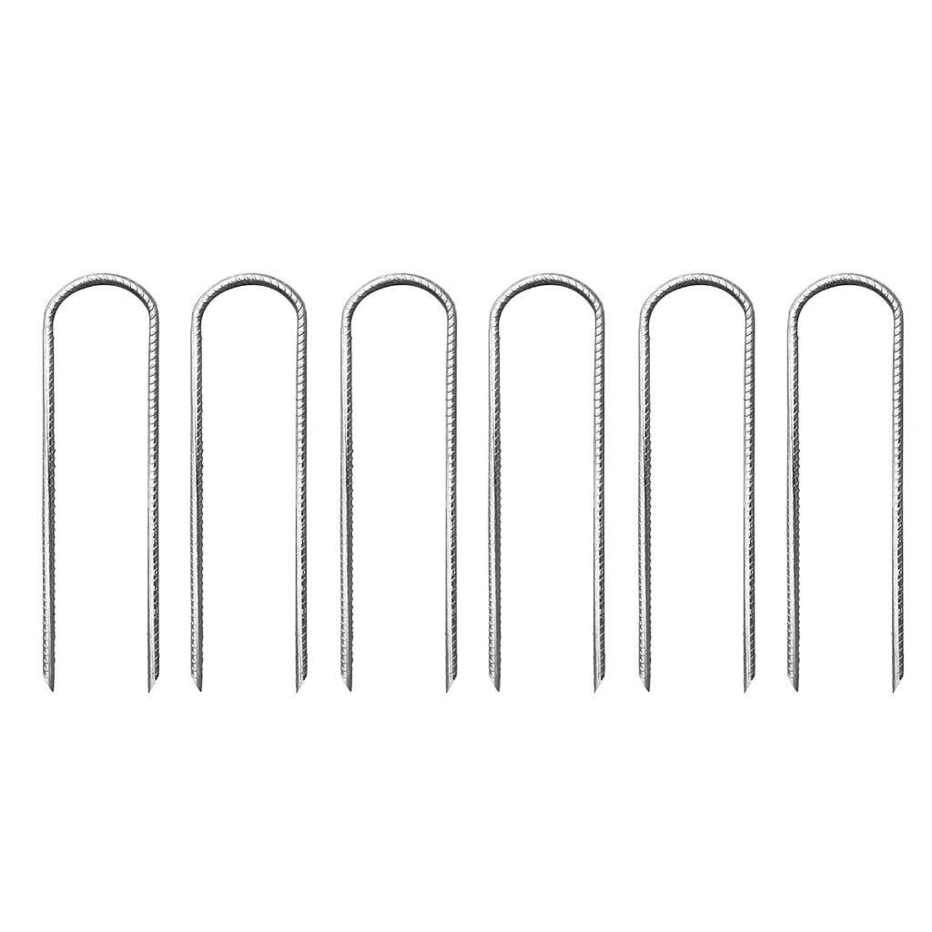 TIERPOP 6pcs Ground Anchors Steel Fixing Tool Steel Ground Stakes ...