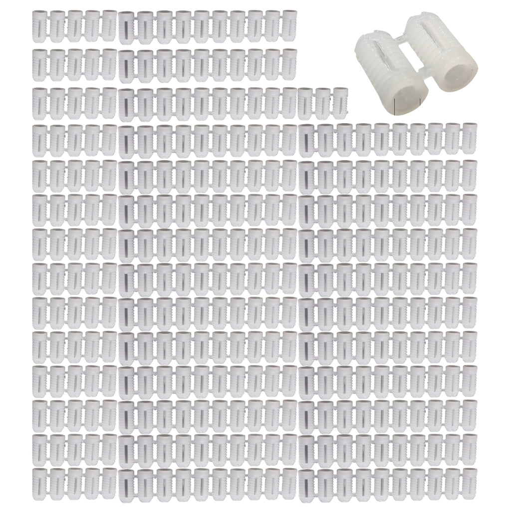 TIERPOP 900Pieces Practical 5mm Diameter White Expansion Dowels Ideal ...