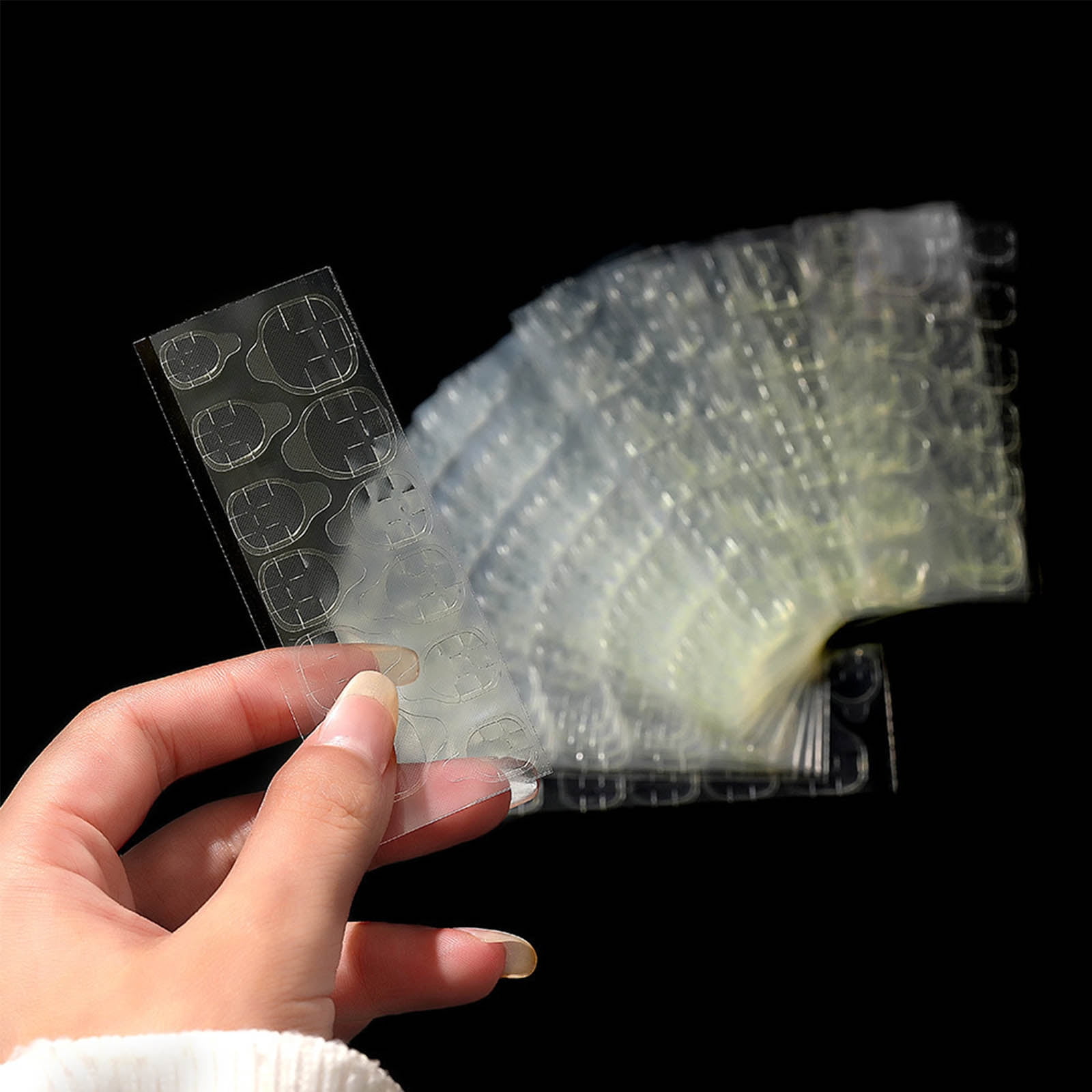 TIERPOP Adhesive Tabs Fake Nail Glue Sticker 10 Sheets Super Sticky ...