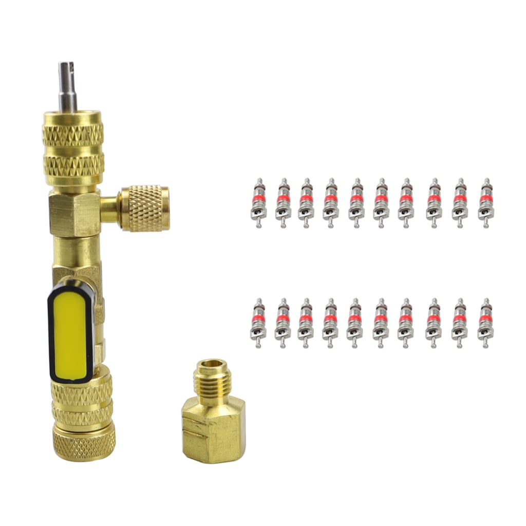 TIERPOP Air Conditioning Valves Cores Disassembly Tool with 20 Valves ...