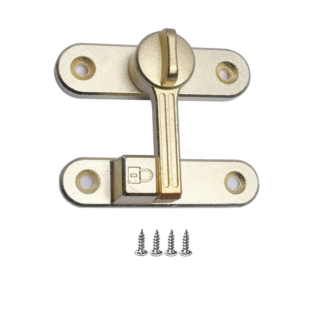 TIERPOP Antitheft Barn Door Lock 90/180 Degree Sliding Door Lock Zincs ...