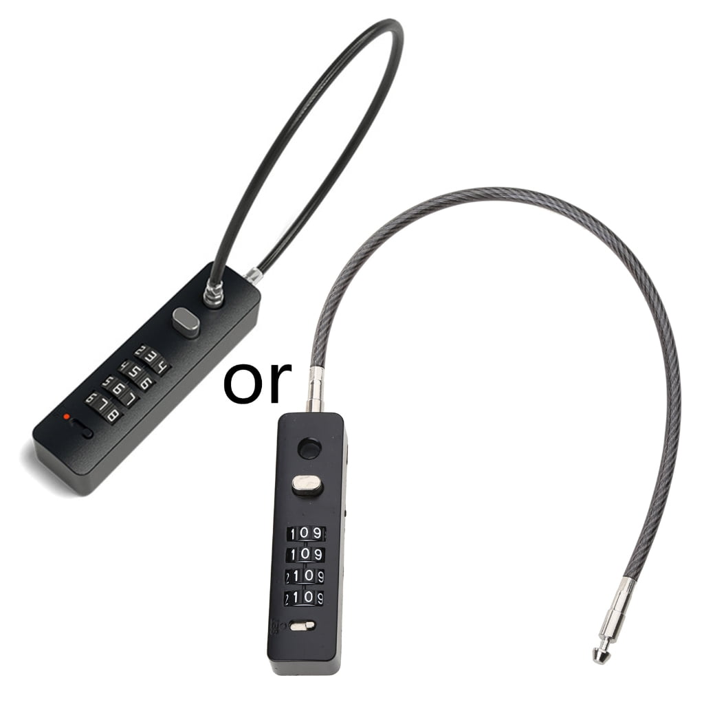 TIERPOP Bike Motorcycle Saddle Lock Portable Helmet Lock Bike Wire Rope ...