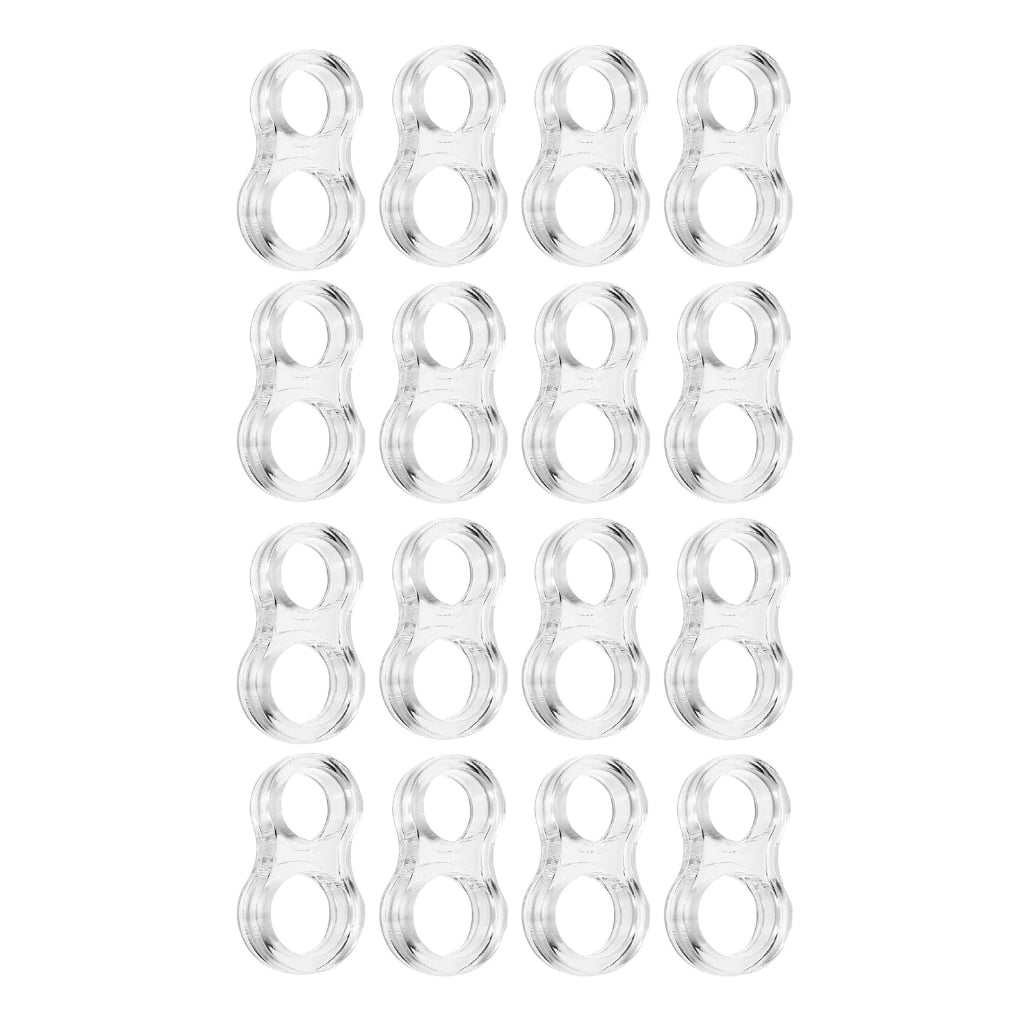 TIERPOP Clear Silicone Door Stoppers Wall Guards Noise Canceling ...