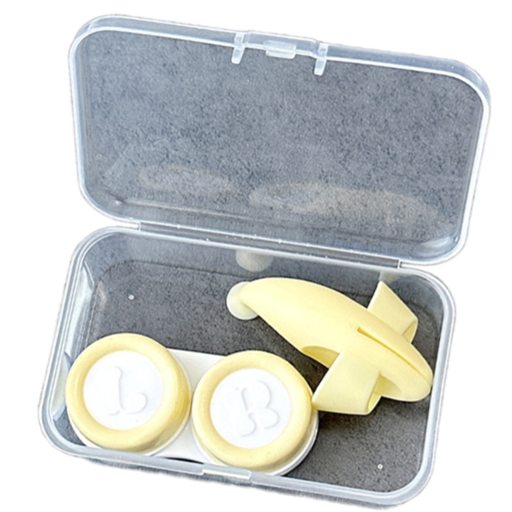 TIERPOP Compact Lenses Container with Remover Tweezers Lenses Storage ...