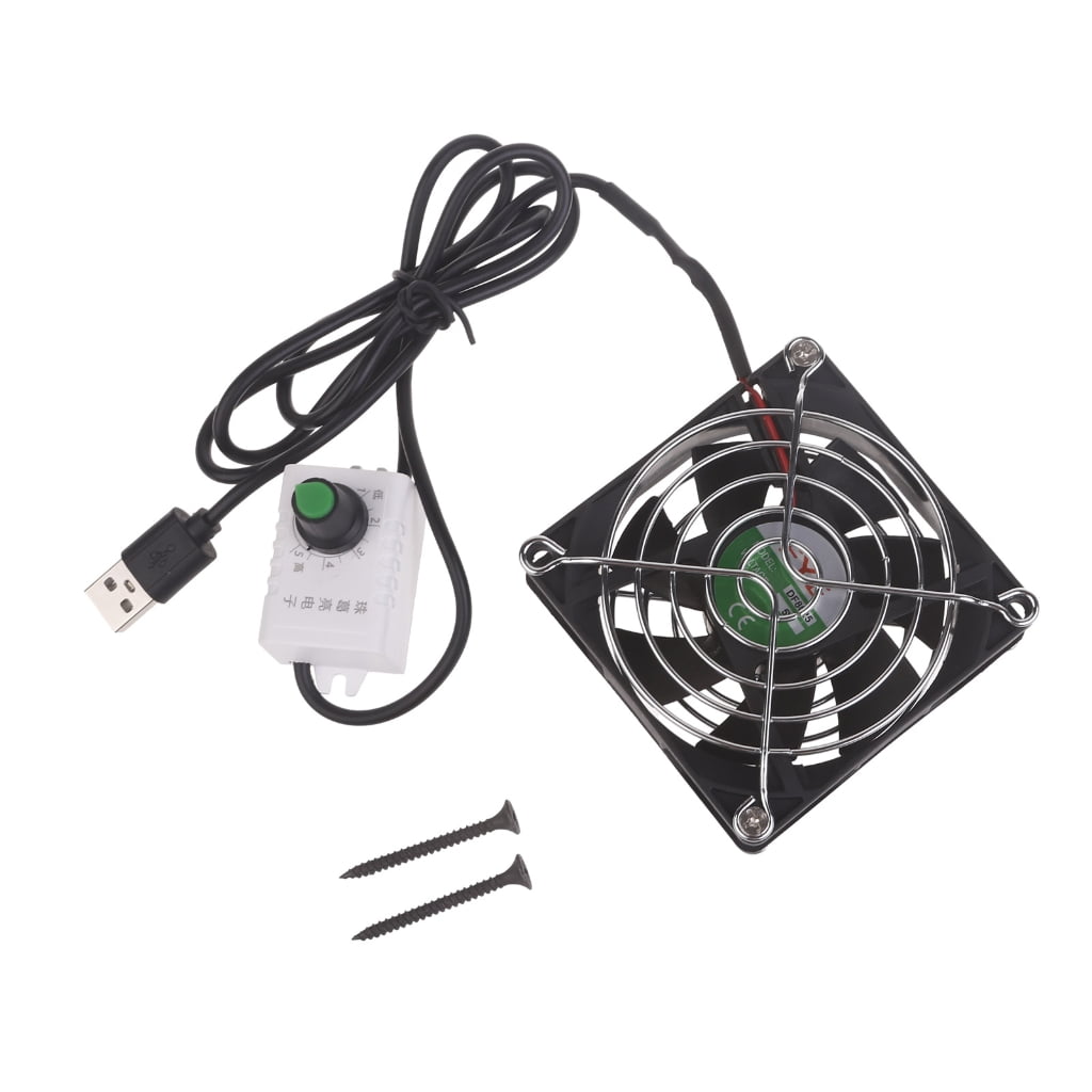 TIERPOP Compact USB Cooling Fan for Pet Houses Dog Kennels Ventilation ...