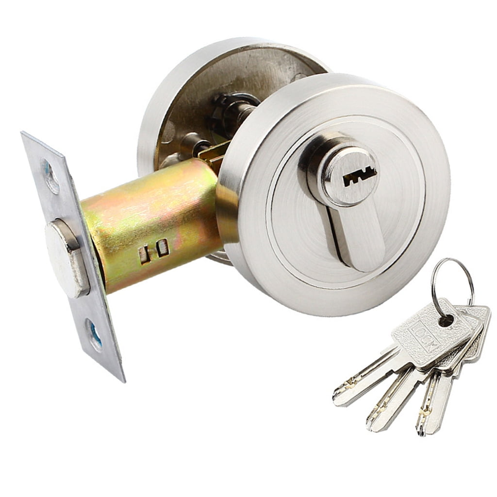 TIERPOP Concealed Deadbolts Door Lock with Key Stainless Steel Internal ...