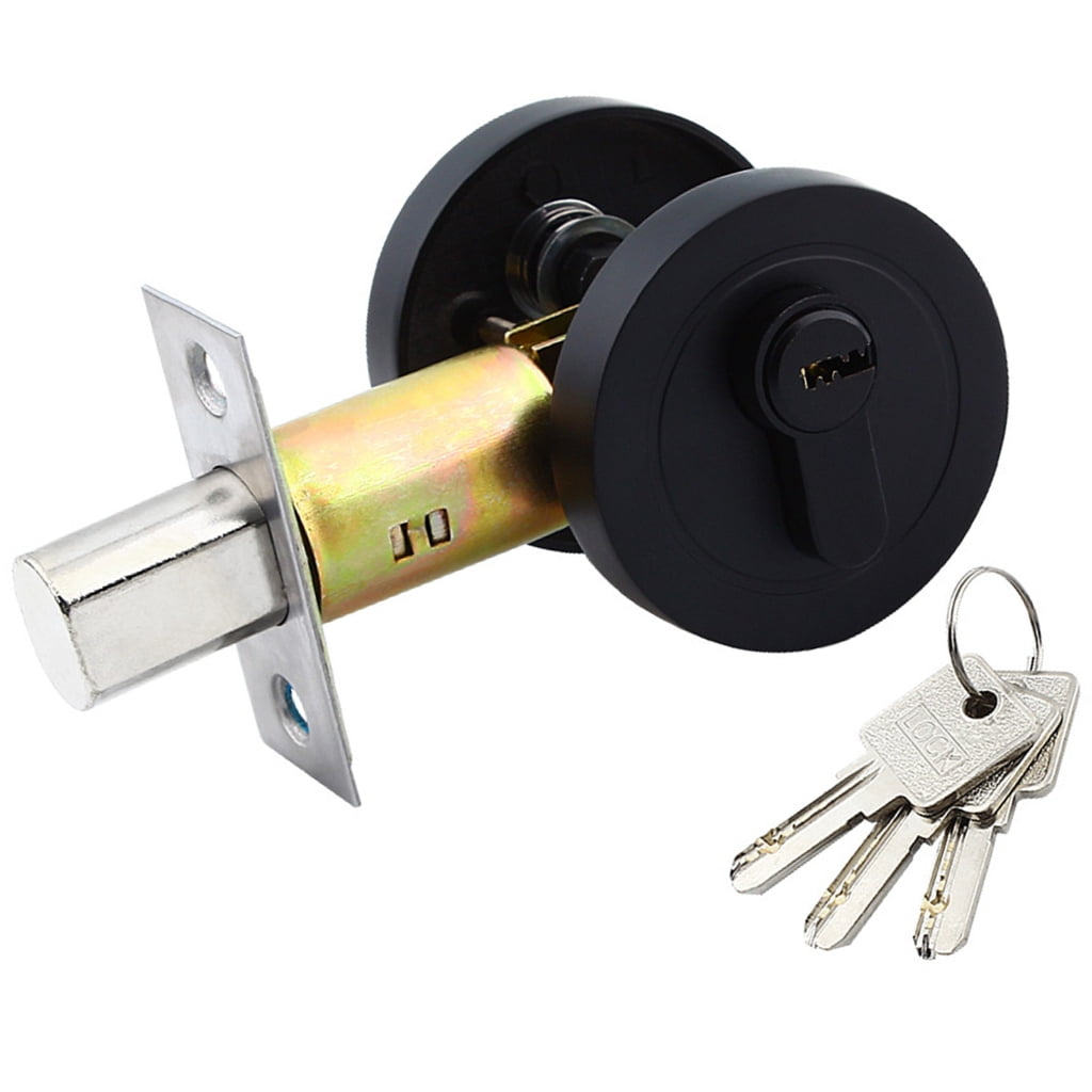 TIERPOP Concealed Deadbolts Door Lock with Key Stainless Steel Internal ...
