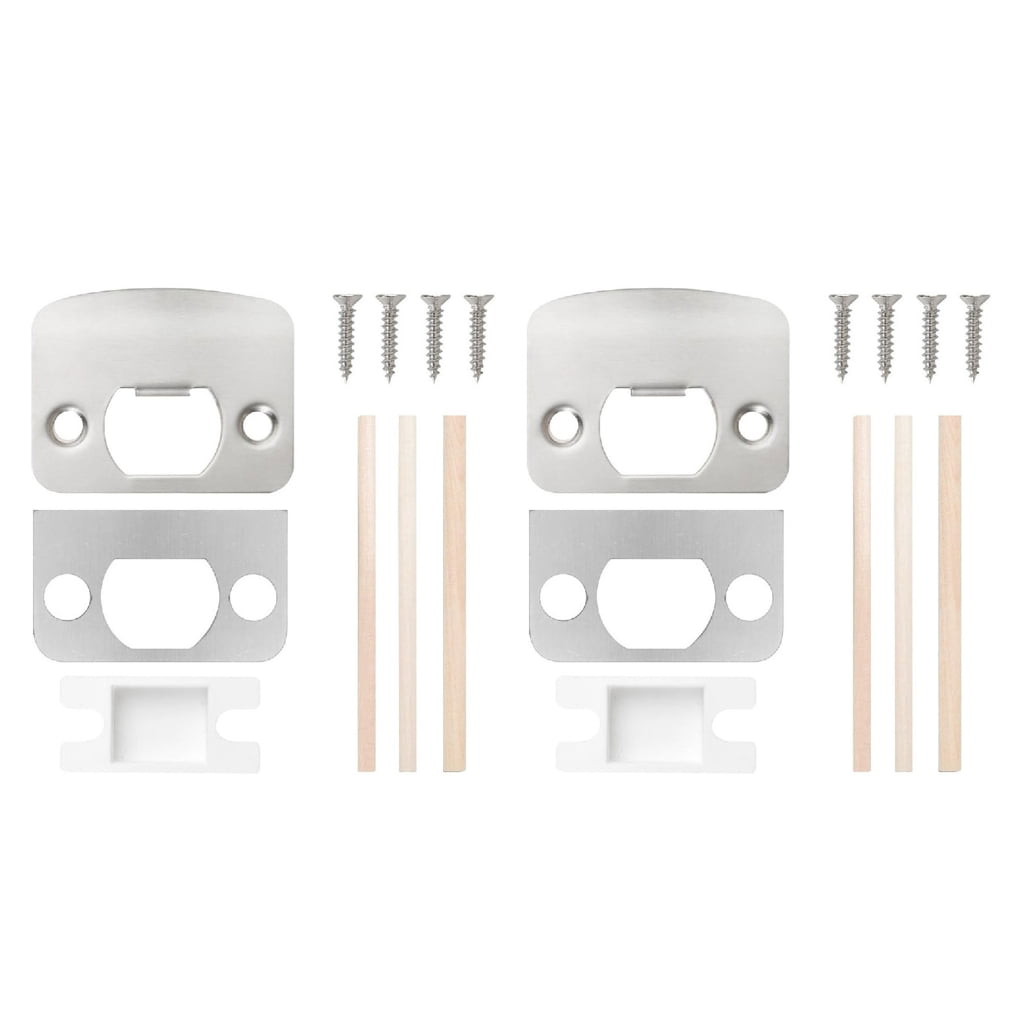 TIERPOP Door Lock Strikes Plate Set Enhances Door Latches Strikes Plate ...