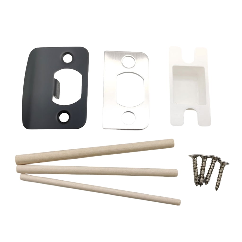 TIERPOP Elegant Polished Door Strikes Plate Set with Precise Holes ...