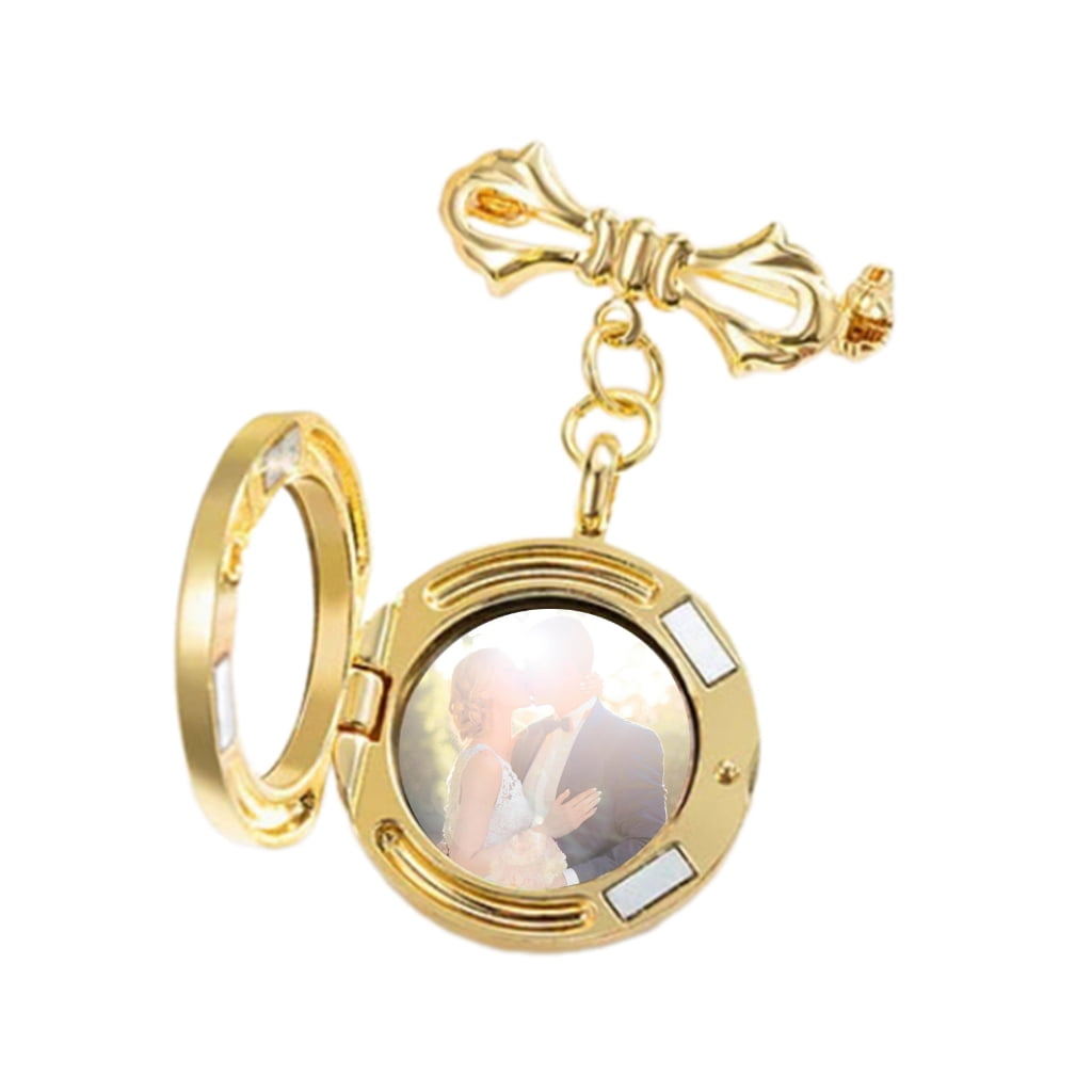 TIERPOP Fashionable Lapel Pin for Women Photo Frame Charm Brooch ...