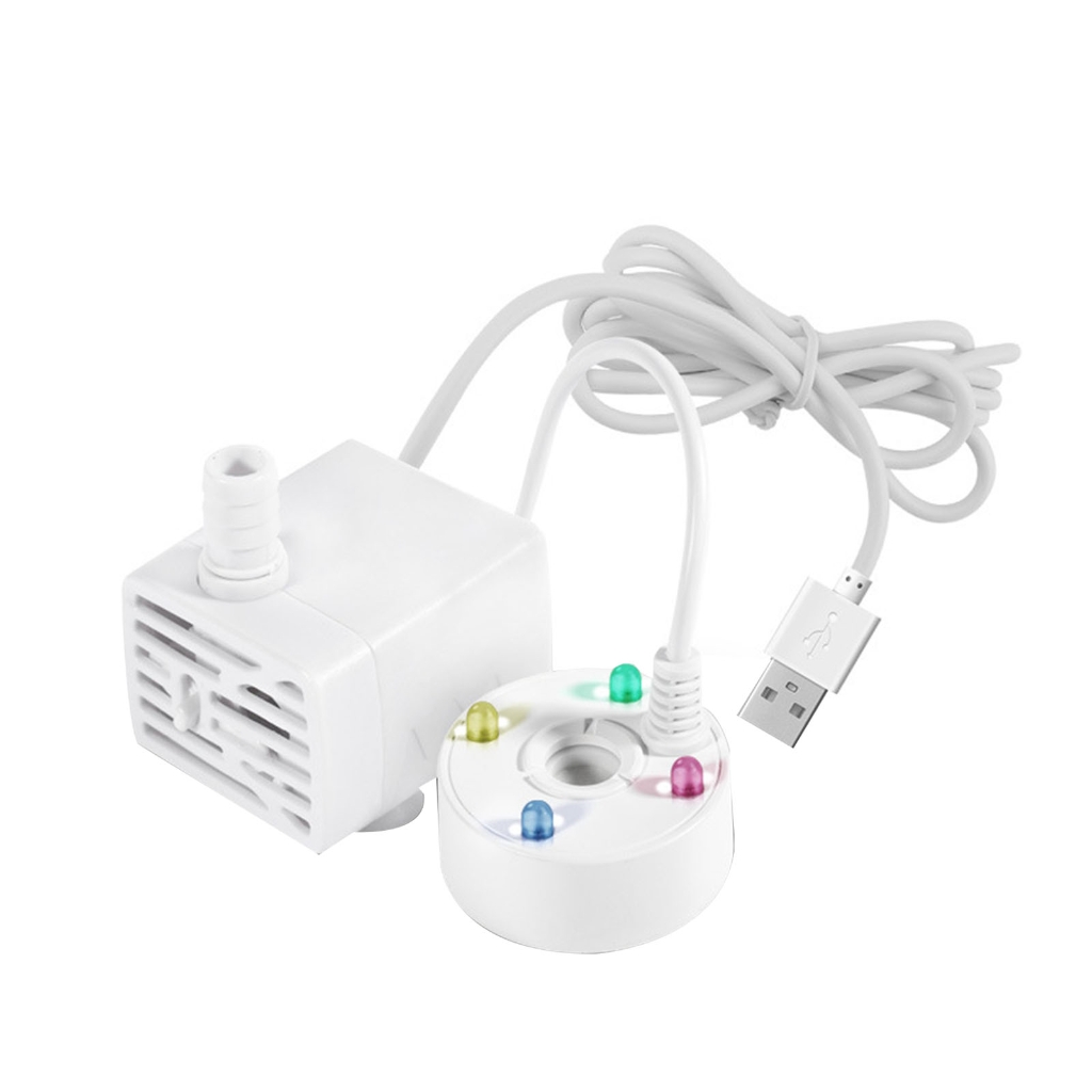 TIERPOP Garden Outdoor Water Fountain Pond Fish Atomizer Air Maker ...