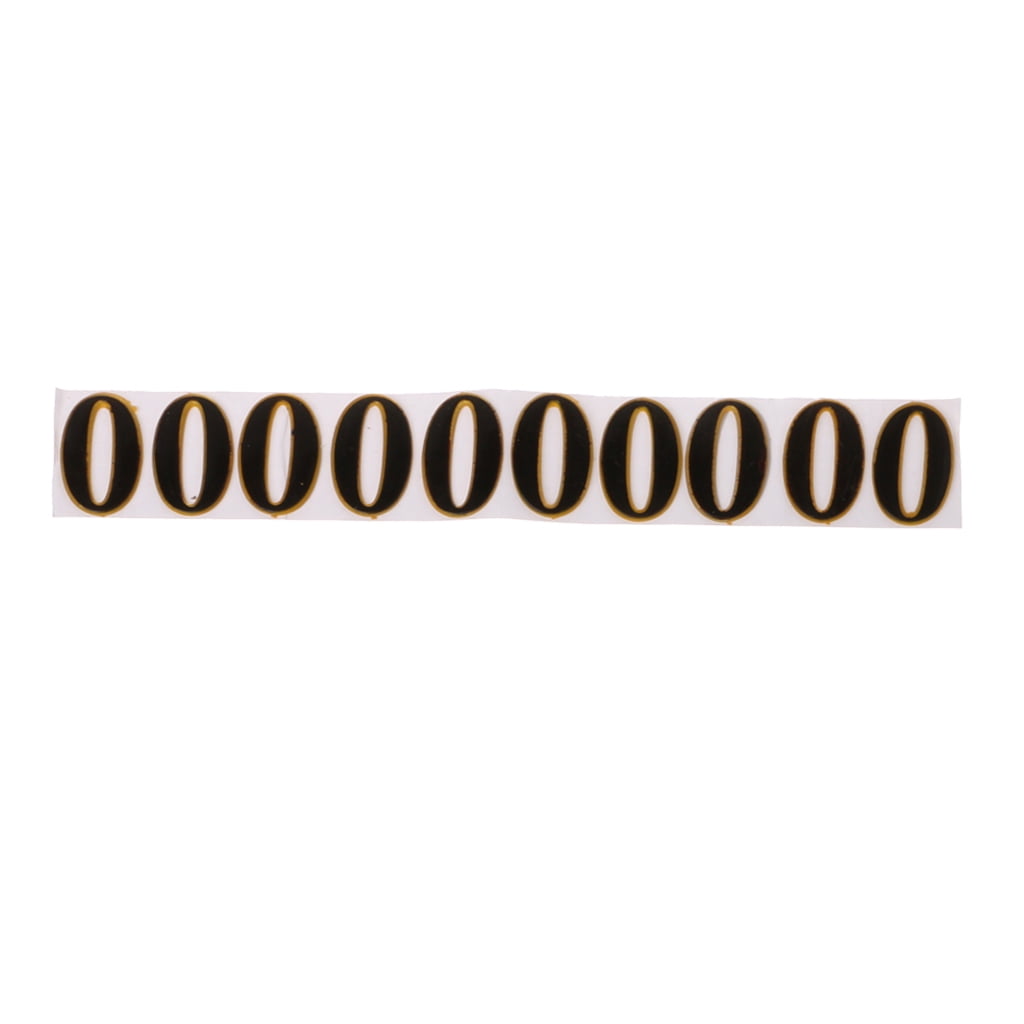 TIERPOP Gate Digits Acrylic Number Numer Door House Drawer Sign Plating ...