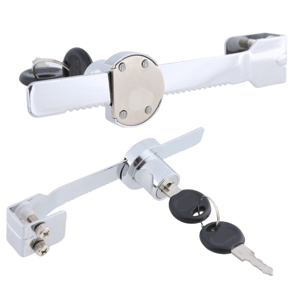 TIERPOP Glass Cabinet Security lock with Key Display Case Ratchets Lock ...