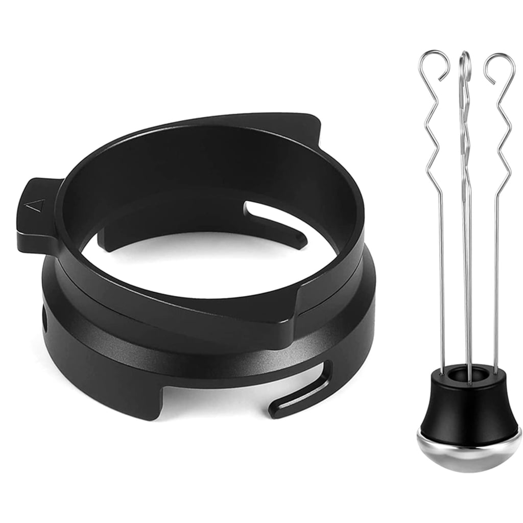 TIERPOP Hands-Free 54mm Dosing Funnel Stainless Steel Coffee Stirrer ...