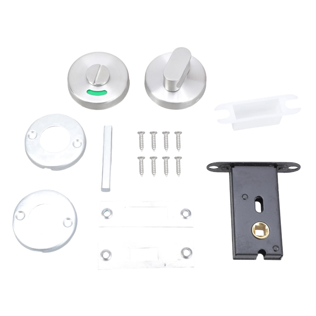 TIERPOP Keyless Deadbolts Bathroom Stall Door Lock with Vacant Occupied ...