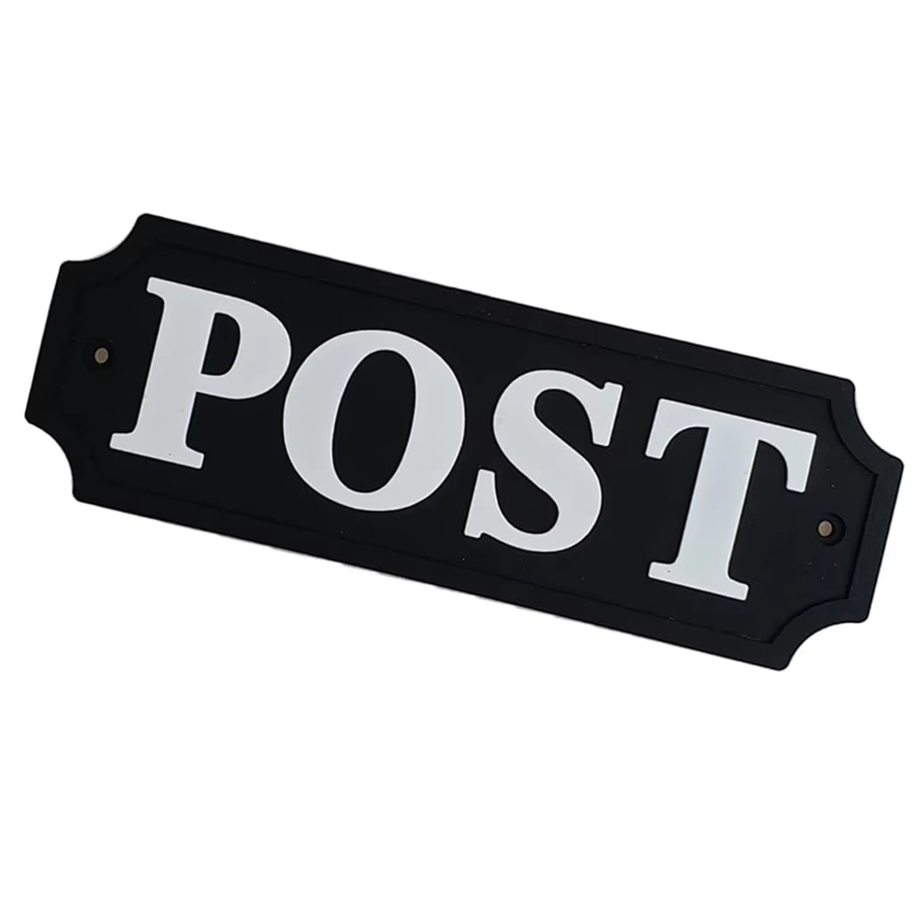 TIERPOP Mailbox Wall Labels Letterboxes Sign Plaques Name Badge POST ...