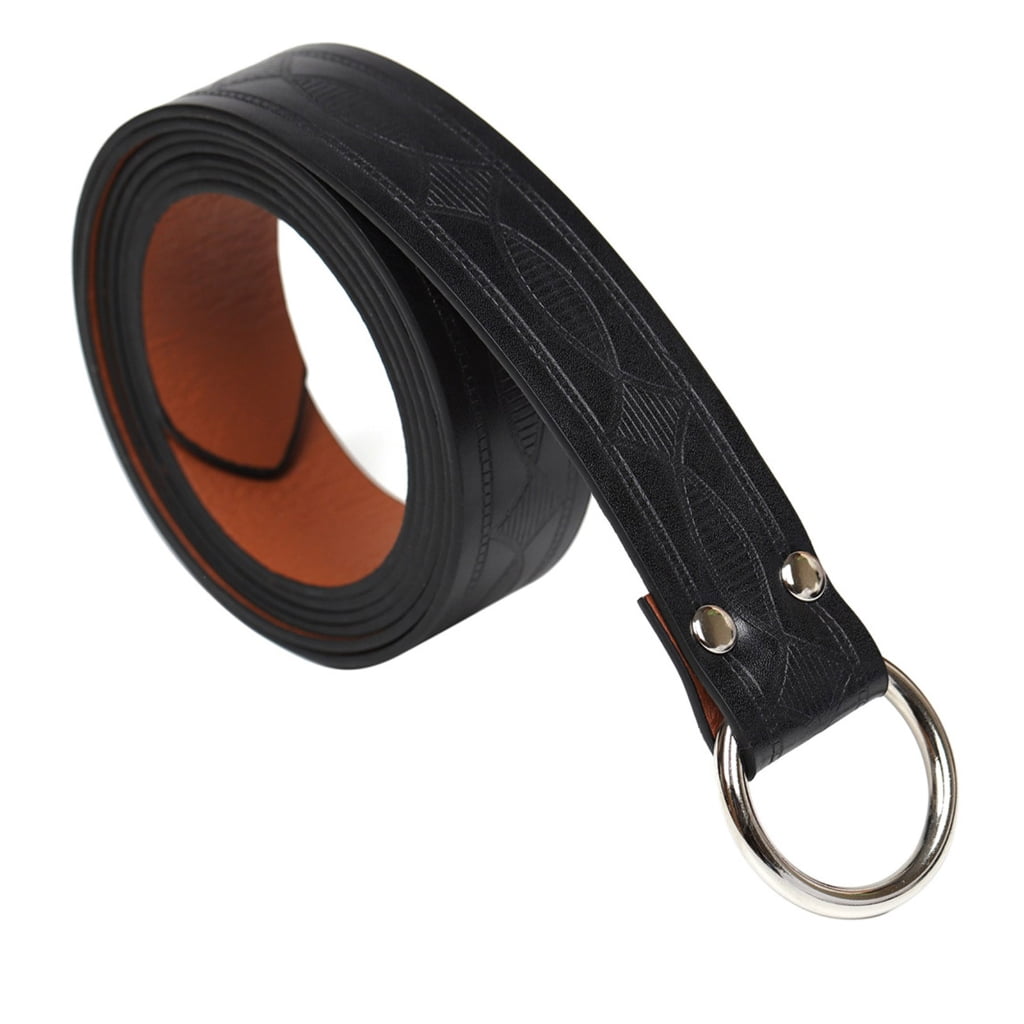 TIERPOP Medieval Belt for Men Embossed Leathers Renaissance Knight Belt ...