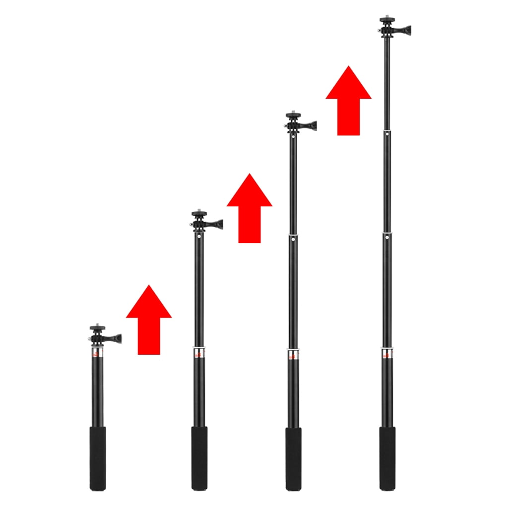 TIERPOP Mini Monopod Stand Equipped with Extension Poles Portable ...