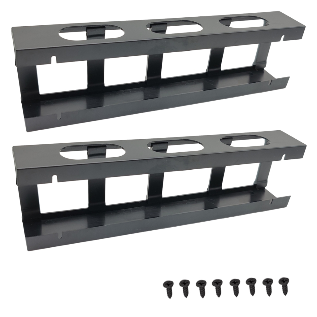 TIERPOP Multipurpose Cable Organizes Metal Under Desk Cord Management ...