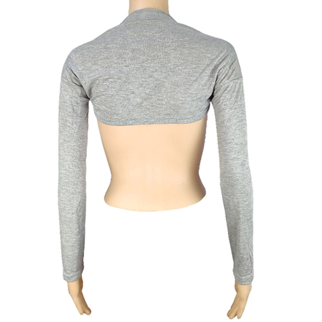 TIERPOP Polyester Shrug Cardigan for Woman Hot Weather Shrug Crop Top ...