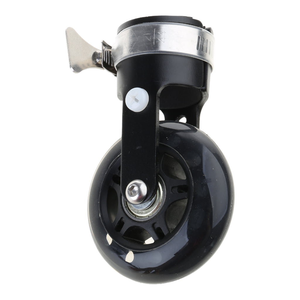 TIERPOP Portable Folding Bike Auxiliary Roller Wheel Foldable Assistor ...