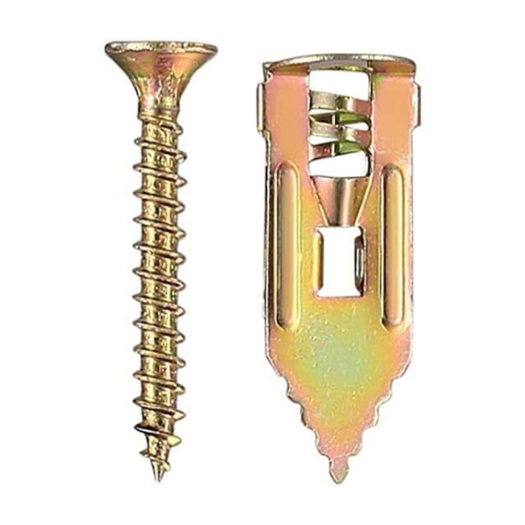 TIERPOP Quick & Screws Gypsum Board Drilling Wall Anchors Screw Set ...