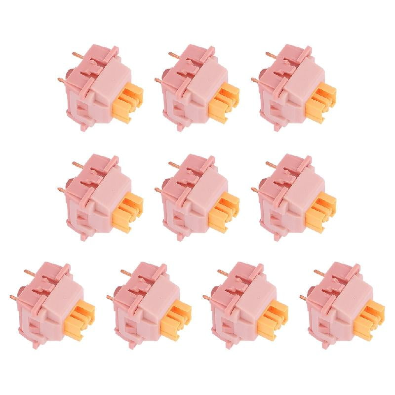 TIERPOP Quiet Cream Yellow Peach Line Mechanical Switches Pre Lubed ...