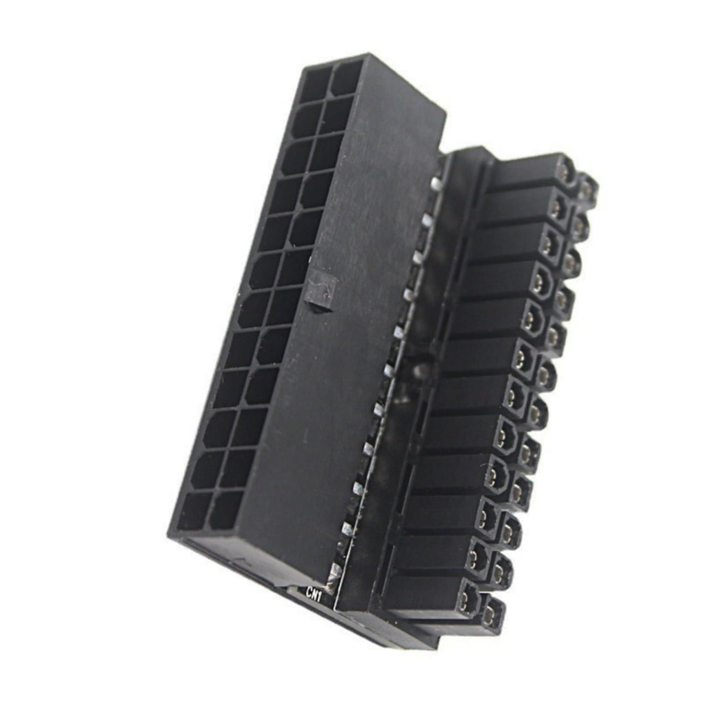 TIERPOP Right Angled ATX24Pin Power Connector Direction Gender Changer ...