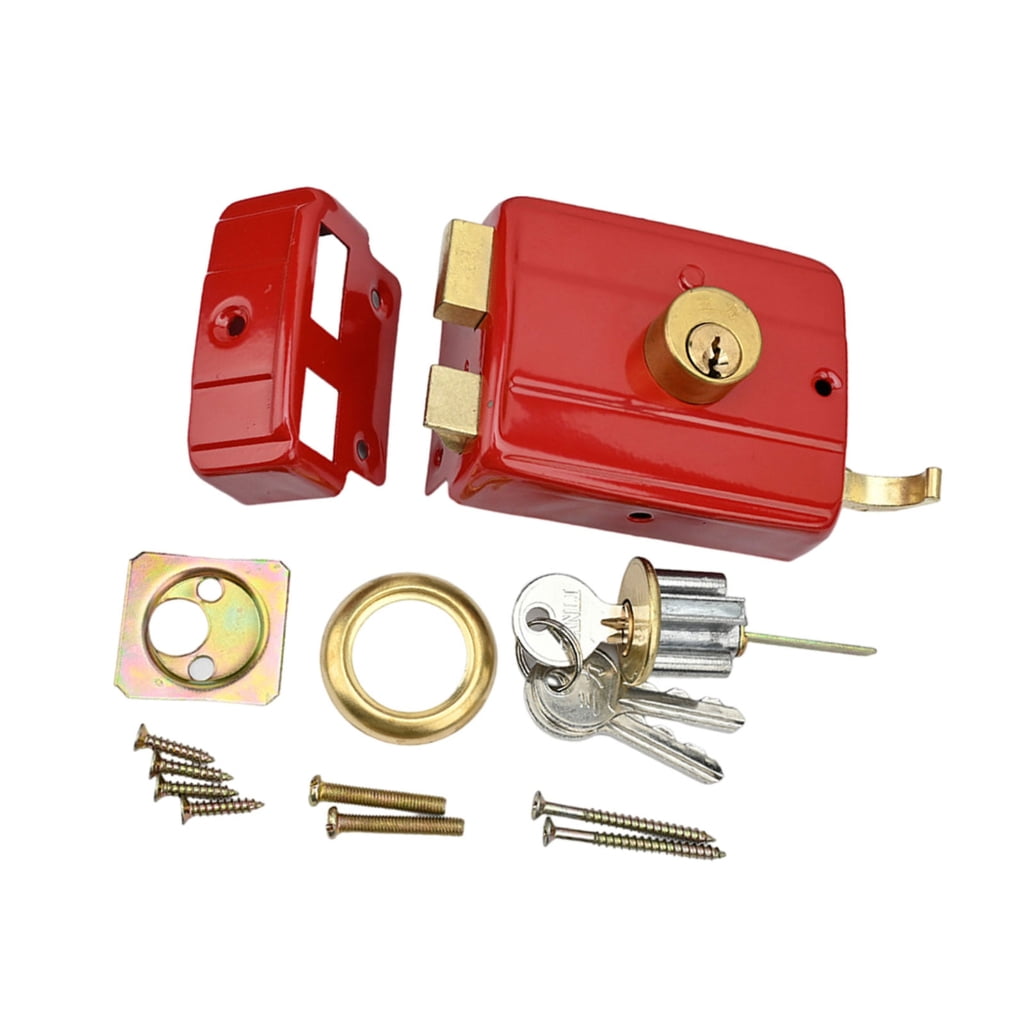 TIERPOP Robusts Door Lock Security Door Lock Secure Antique Look Metal ...