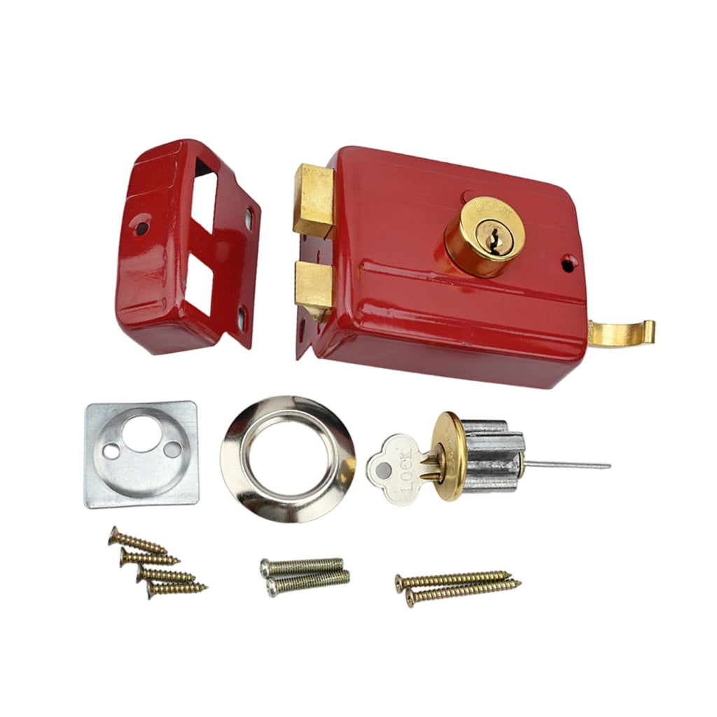 TIERPOP Robusts Door Lock Security Door Lock Secure Antique Look Metal ...