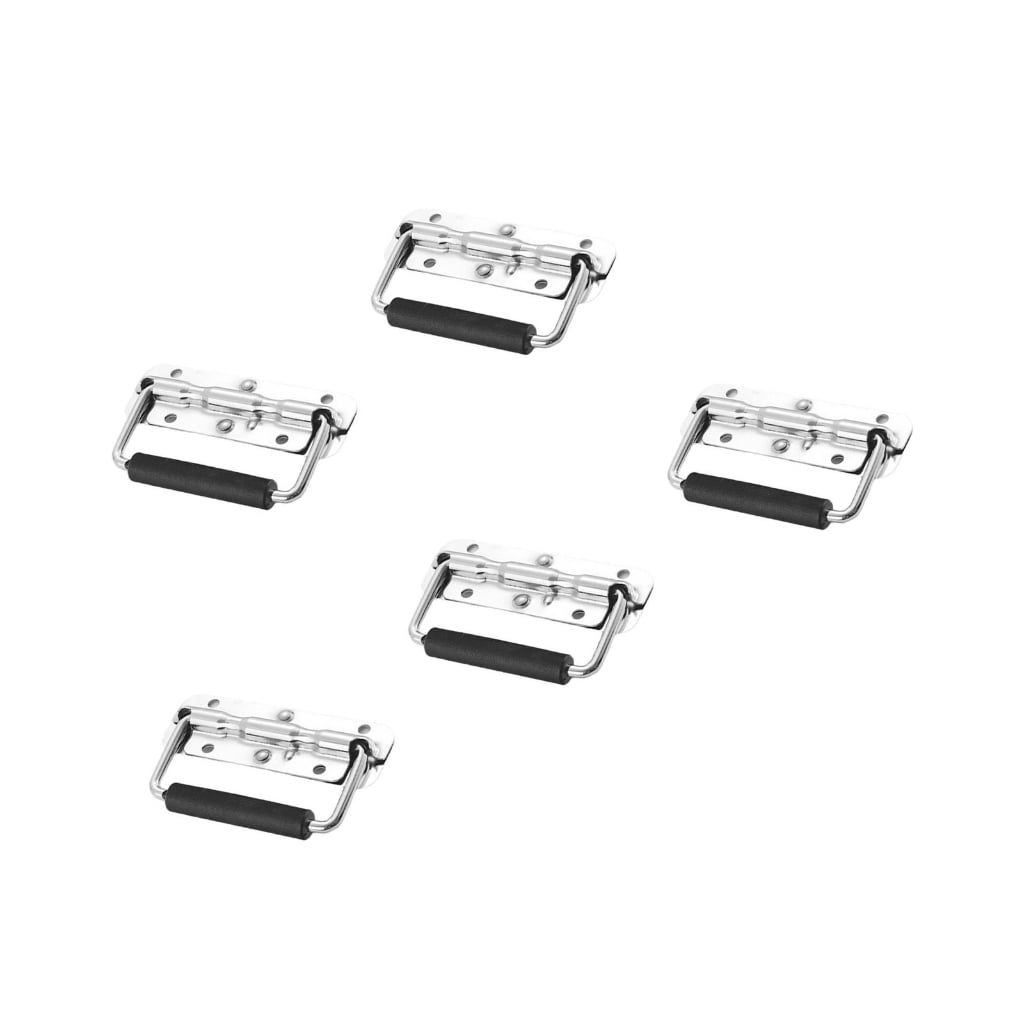 TIERPOP Set Of 5 Folding Handles Spring Loaded Designs Storage Box ...