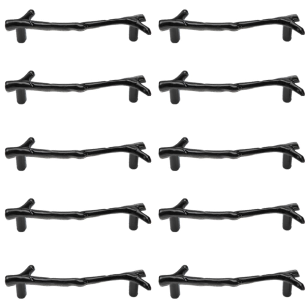 TIERPOP Set of 10 Elegant Vibranting Gold Color Door Knobs Portable ...