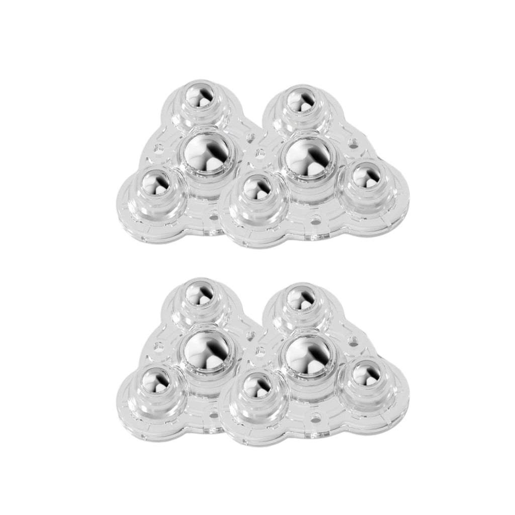 TIERPOP Set of 4 Stick On Furniture Movers with Steel Bearing Casters ...