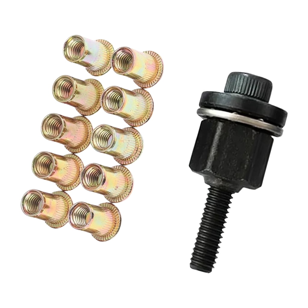 TIERPOP Small Manual Rivets Nut Tool Steel Hand Rivets Nut Installer ...