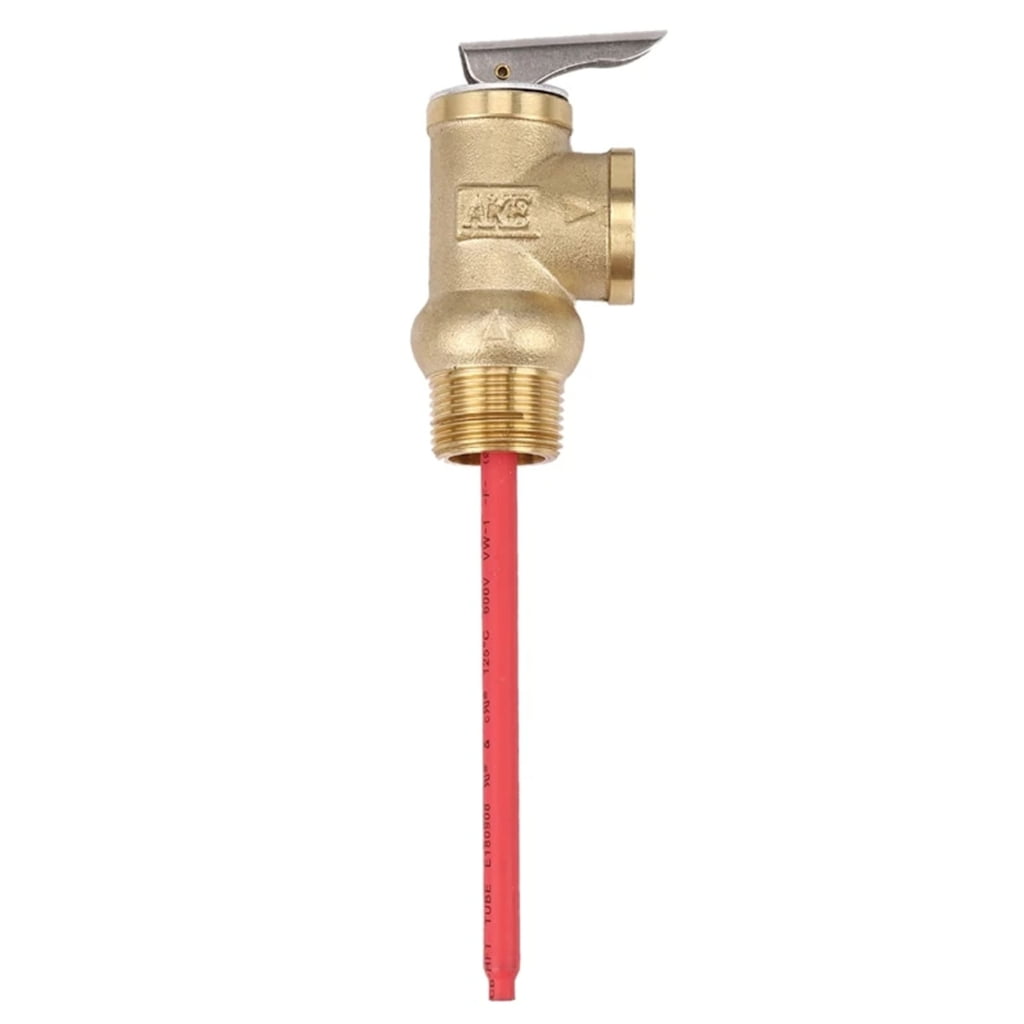 TIERPOP Solar Water Heater Part Pressure Valves Brass Texture for High ...
