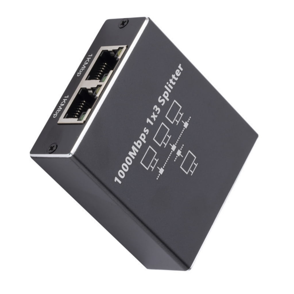 TIERPOP Splitter 1 to 2 3 4 1000Mbps Ethernet Splitter with Type C ...