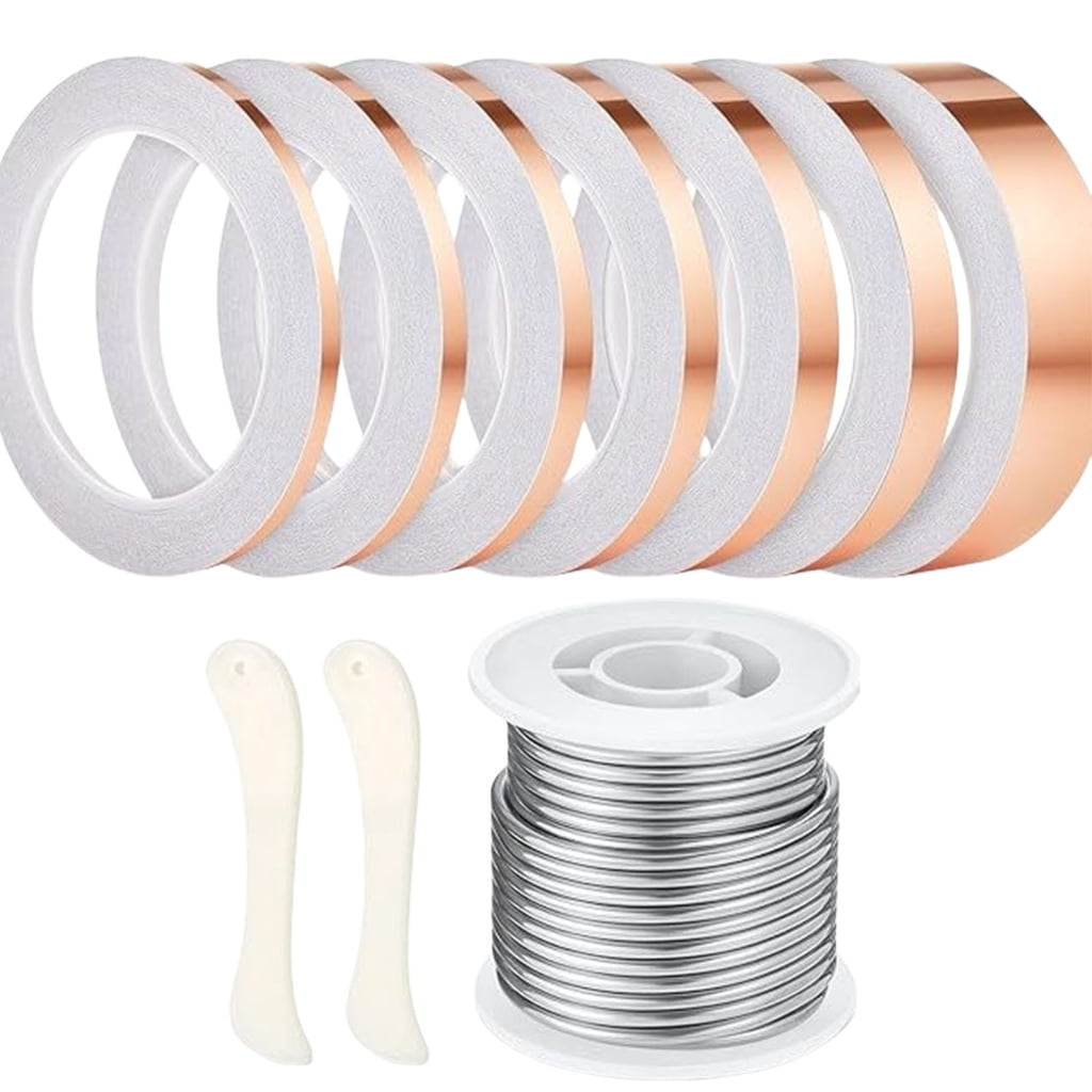 TIERPOP Stained Glass Set 10Pieces with Solder Spools and Multiple Size ...