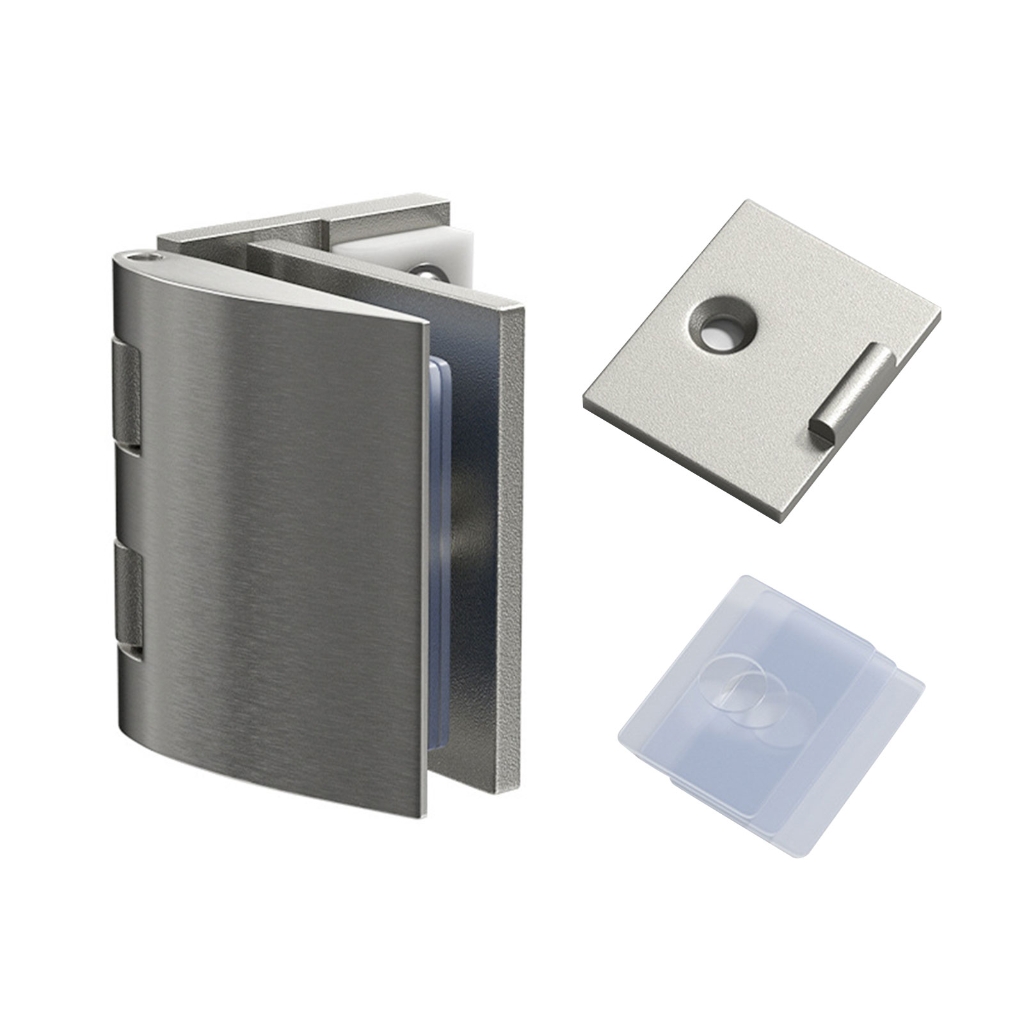 TIERPOP Stainless Steel Glass Clamp Elegant Glass Holder Secure ...