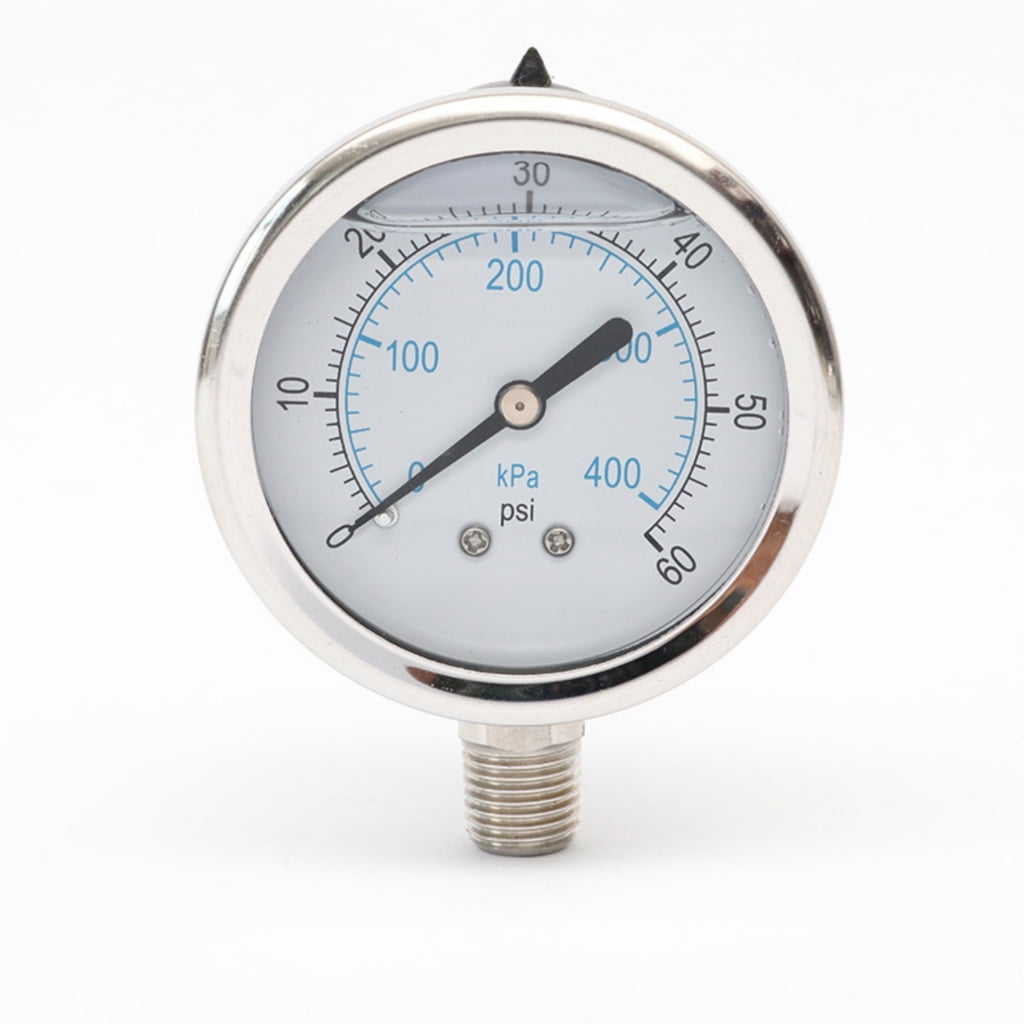 TIERPOP Stainless Steel Pressure Gauge Pressure Measuring Gadget ...