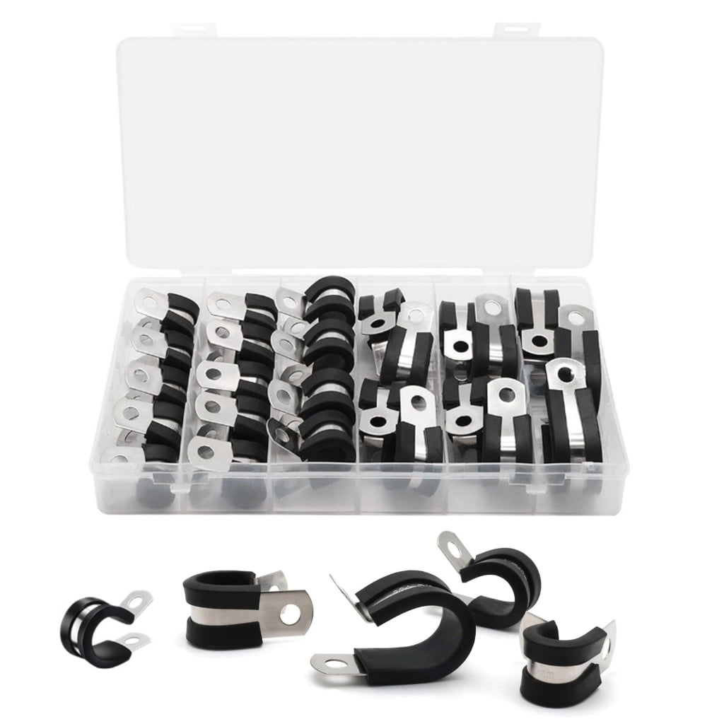 TIERPOP Steel Padded Cable Clamps set Multifunction Wire Clamp set ...