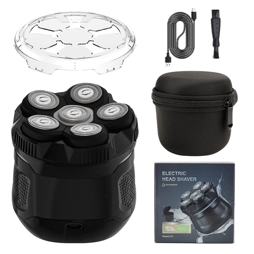 TIERPOP Travel Friendly Men's Bald Head Shaver with Magnetic 6D ...