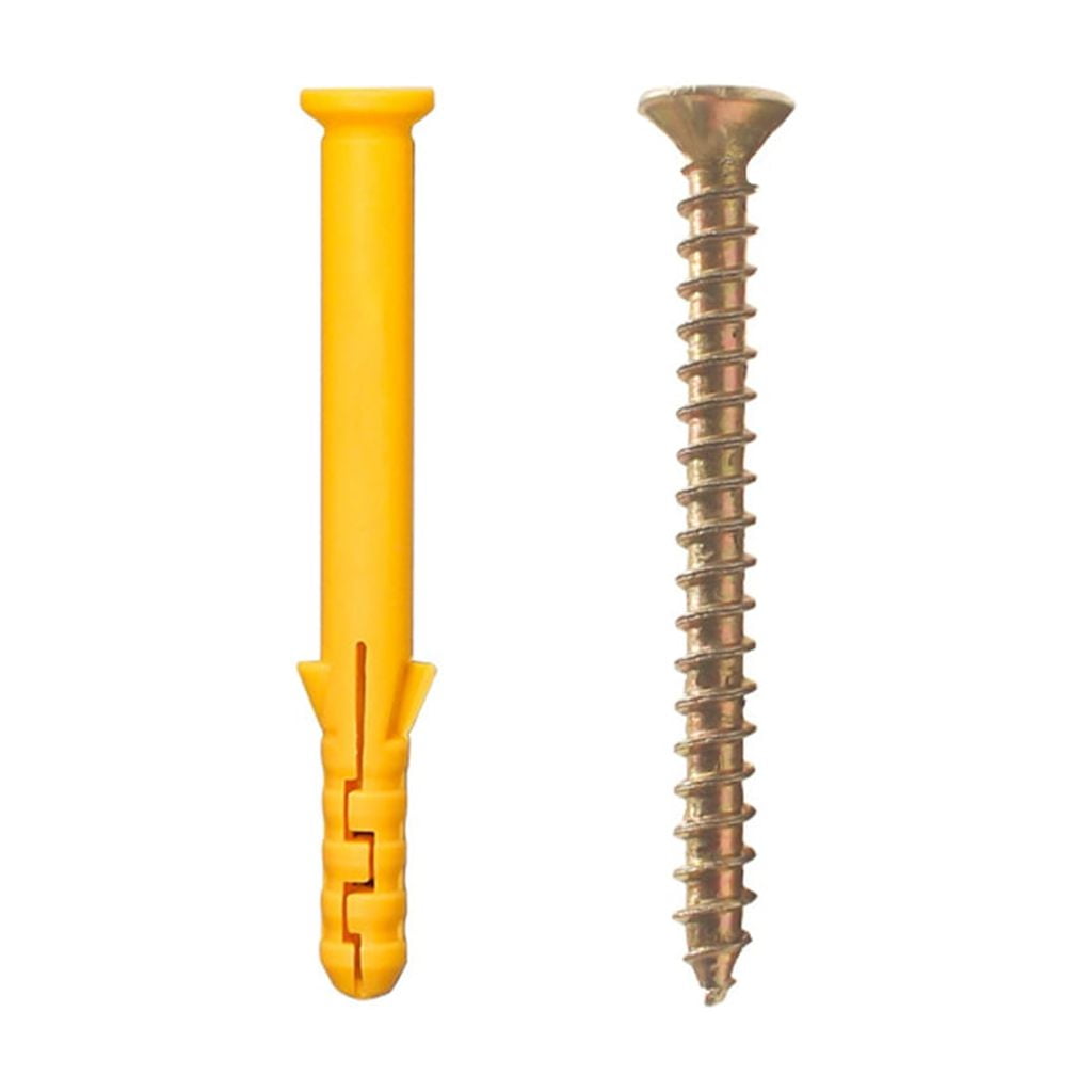 TIERPOP Upgraded Screws & Wall Plugs Set AnchorBolts for Masonry Brick ...
